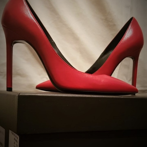 Yves Saint Laurent | Shoes | Ysl Classic Red Zoe Stilettos | Poshmark